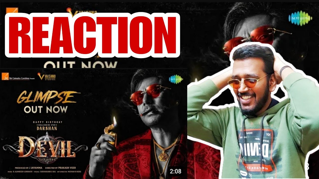 Devil - Official Glimpse Reaction | Challenging star Darshan | Prakash ...