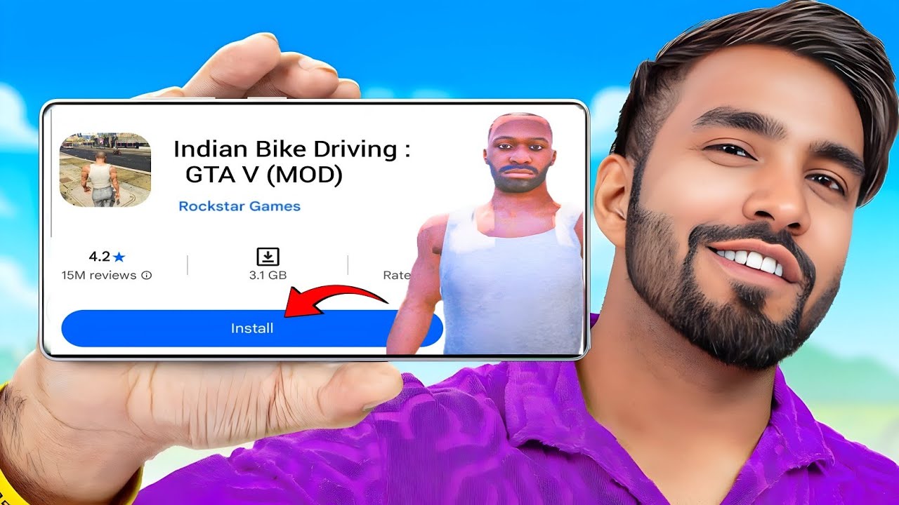 HOW TO DOWNLOAD GTA V MOD 🥰 IN INDIAN BIKES DRIVING 3D GAME || IBD3D ...