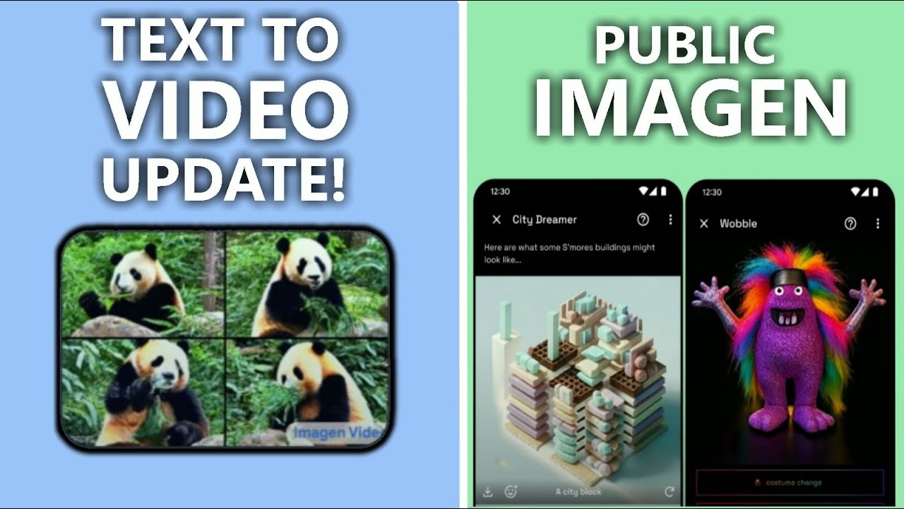 AI News! - Google Imagen going PUBLIC? / Text to Video UPDATE ...