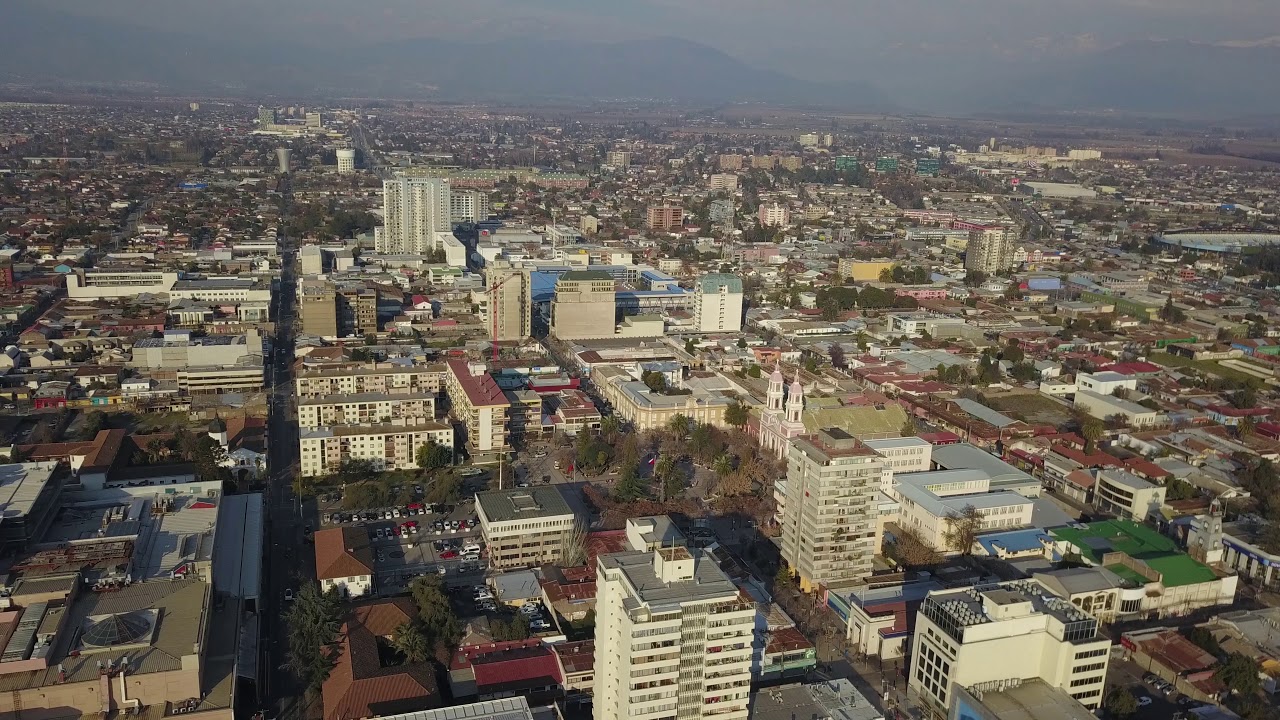 Vuelo en Dron por el Centro de Rancagua 4k - YouTube