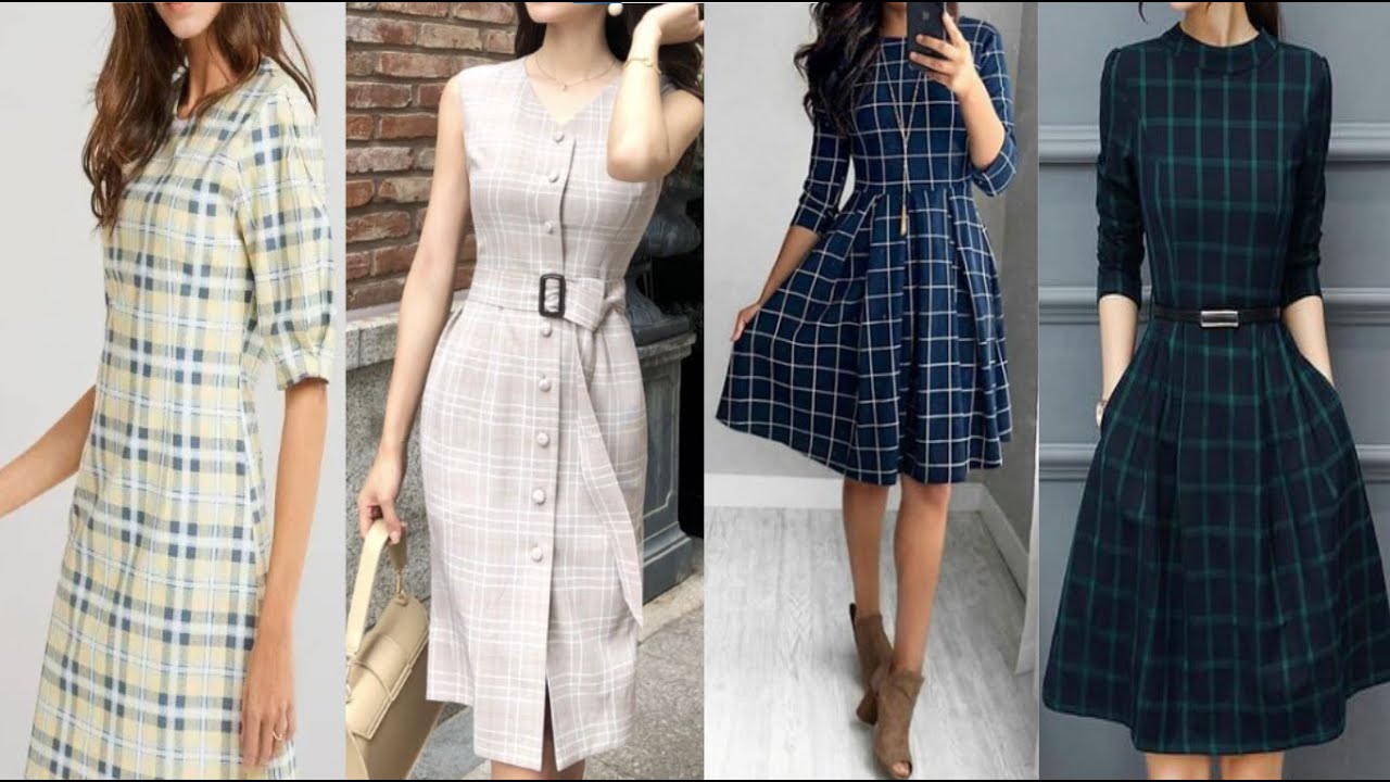 Plaid Dresses |Casual Plaid Dress Collection |Elegant Plaid Dresses For ...