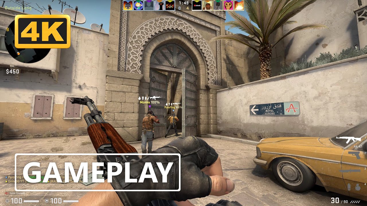 Counter-Strike: Global Offensive Gameplay 4K - YouTube