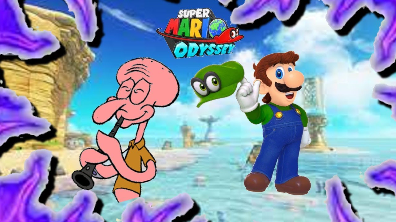 GARBAGE MARIO ODYSSEY PLAYER TRIES TO GET THE VOLLEYBALL MOON - YouTube
