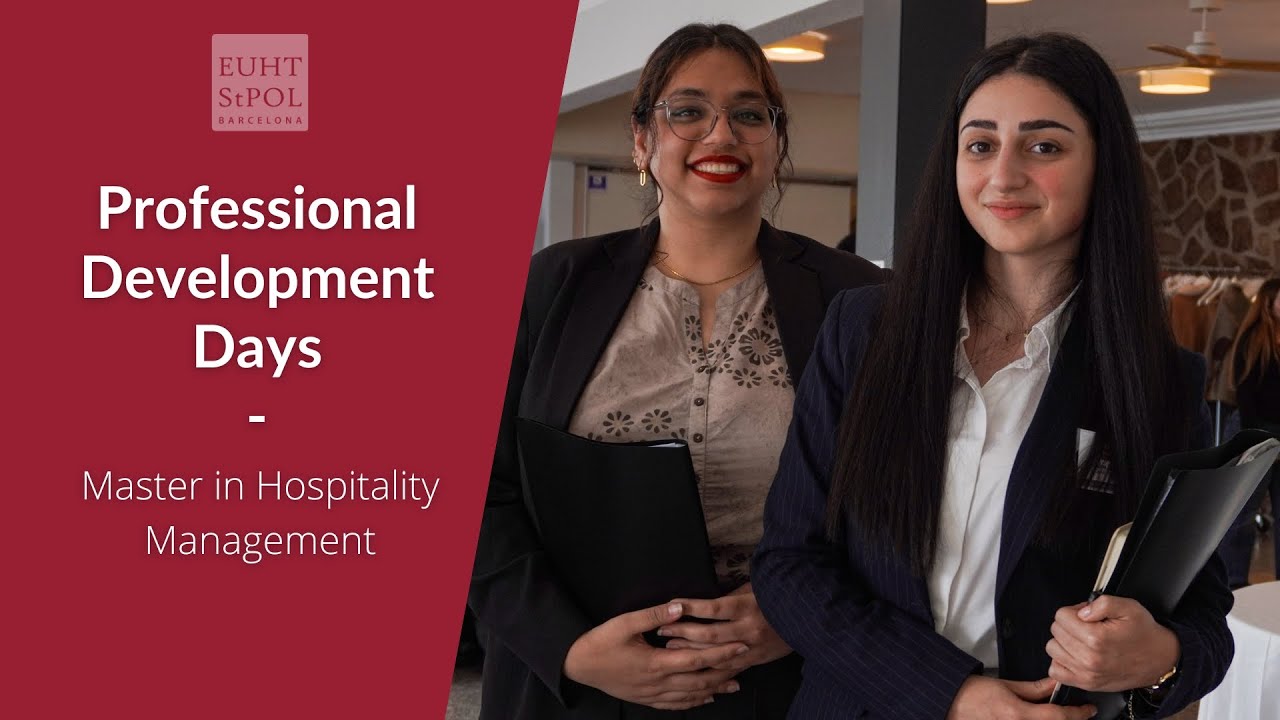 Professional Development Days - Master in Hospitality Management - YouTube