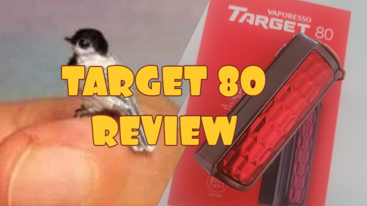 TARGET 80 - VAPORESSO - REVIEW - YouTube