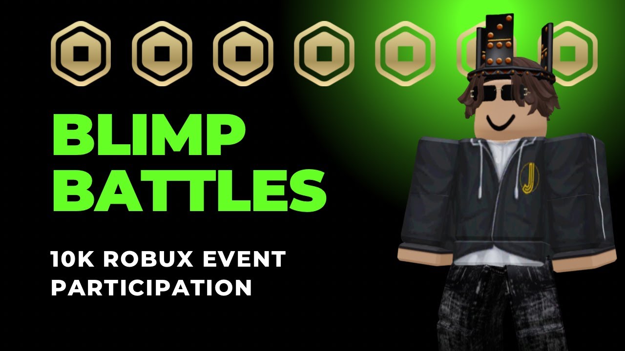 🔴 PARTICIPATING IN A 10K ROBUX EVENT LIVE! (BLIMP BATTLES) - YouTube