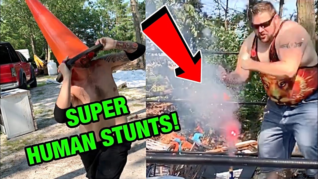 Super HUMMAN Stunt Man Impressions - WHO DID IT BETTER? - YouTube