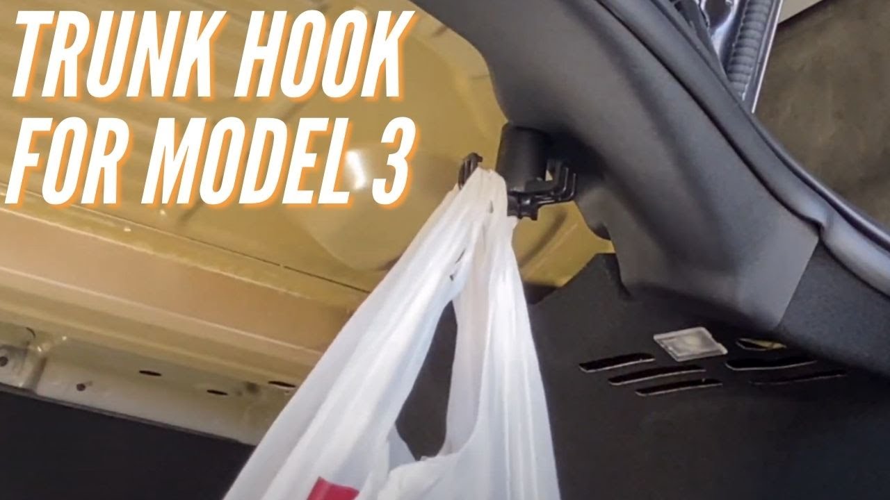 Tesla Model 3 Trunk Hook - YouTube