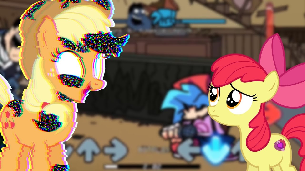 Bad Morning But Applejack And Apple Bloom Sing It - YouTube