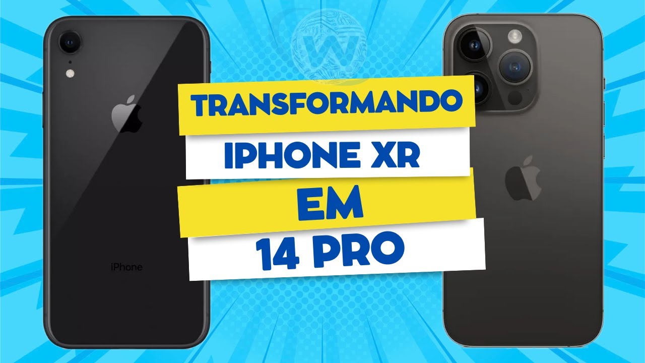 Transformando iPhone XR no iPhone 14 PRO - Turning iPhone XR into ...