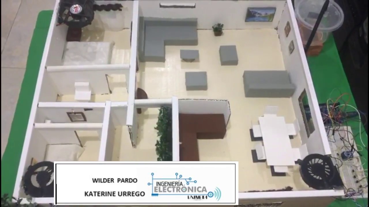 Casa domotizada LabView y Arduino - YouTube