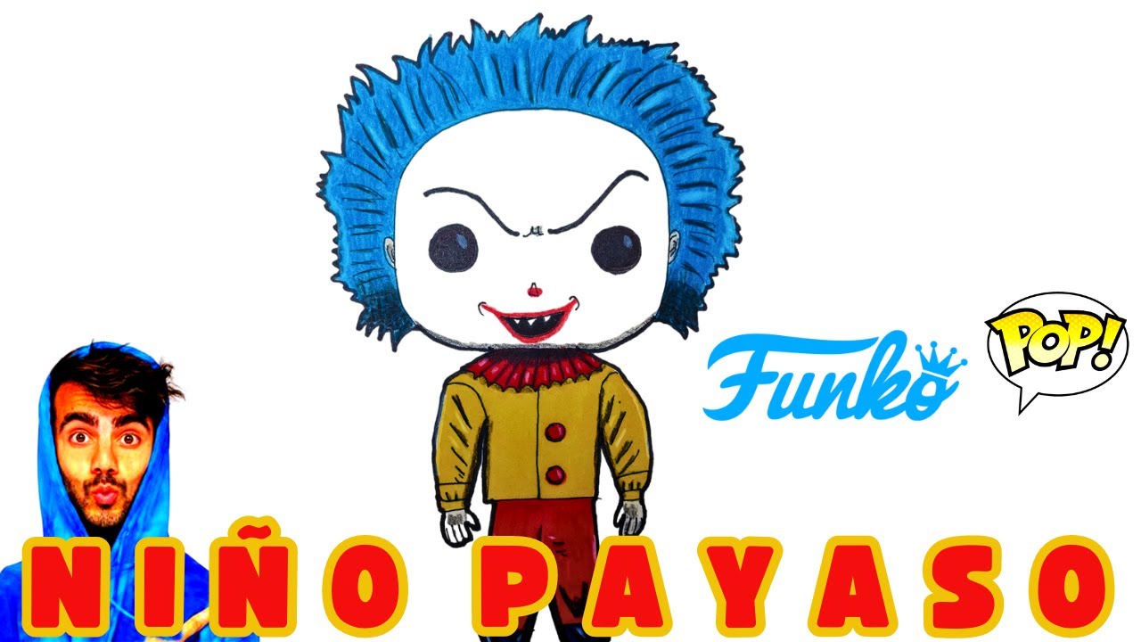 Como DIBUJAR al NIÑO PAYASO Funko Pop de la DEEP WEB (Fede Vigevani ...