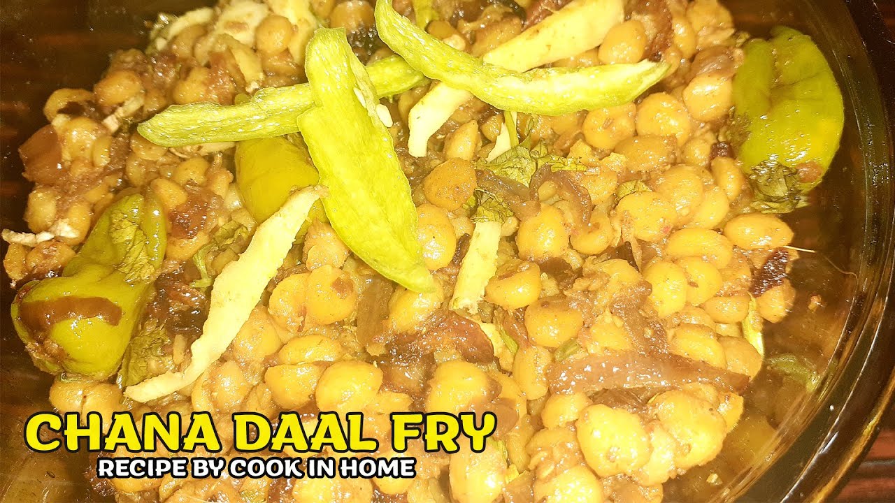 Chana Daal Fry Recipe By Cook In Home - YouTube
