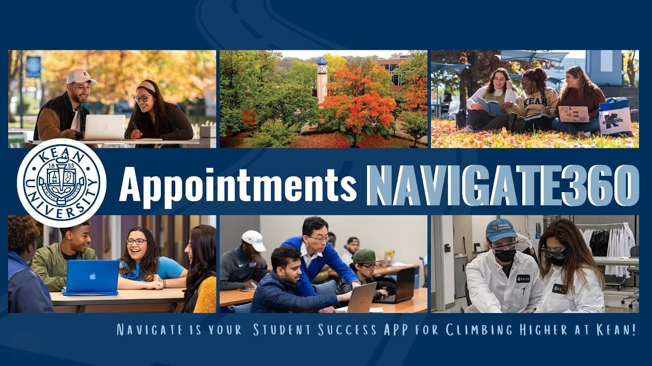 Kean University Navigate360 Appointments Student - YouTube