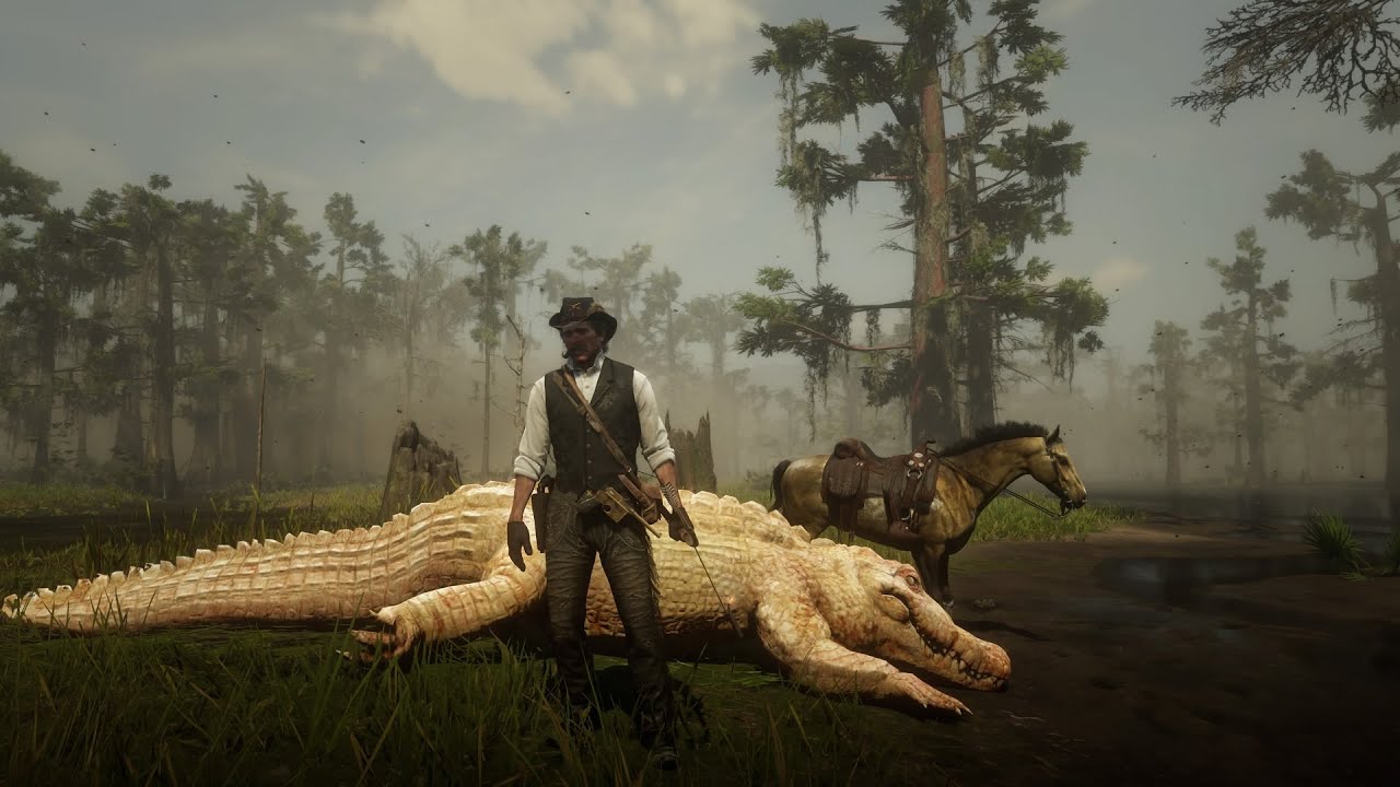 The Legendary Bull Gator vs One Dynamite Arrow, in 4K Red Dead ...