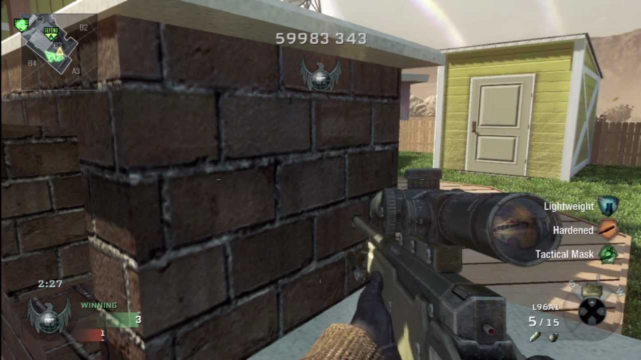 UNT Call of Duty Black Ops Epic Quick Scope Headshot on S&D - DETH ...