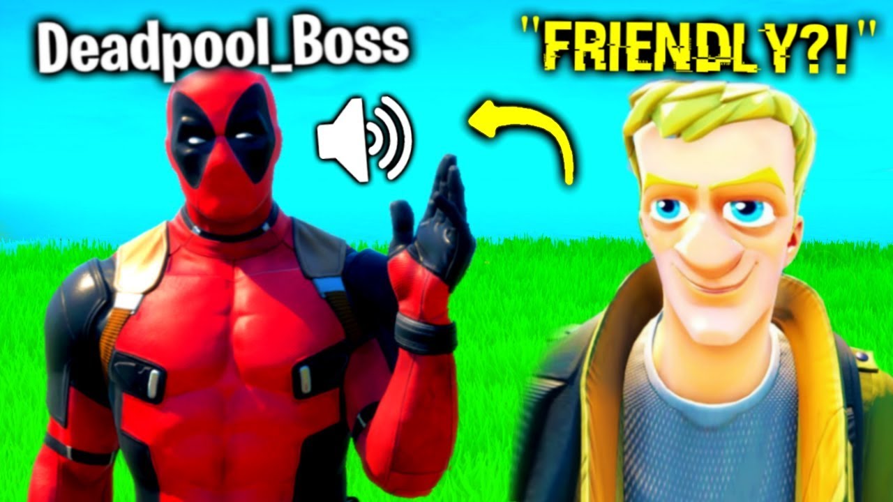 I Pretended To Be A Deadpool BOSS In Fortnite - YouTube