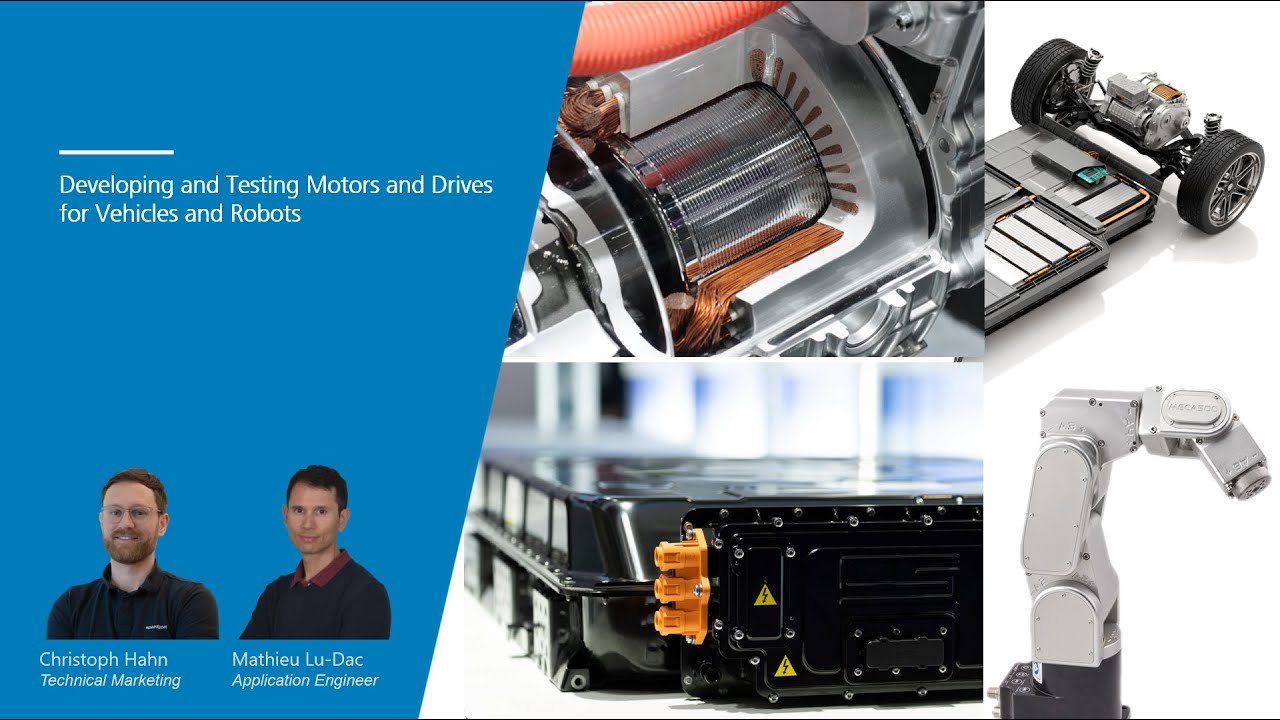 Developing and Testing Motors and Drives for Vehicles and Robots - YouTube