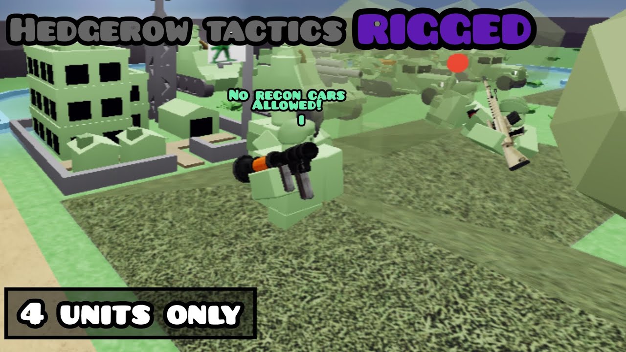 Hedgerow Tactics Rigged | Noobs in combat - YouTube