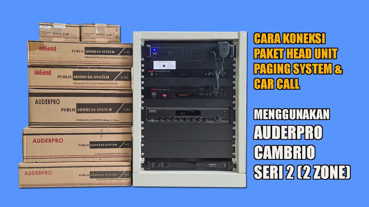 Tutorial cara koneksi head unit paging system dan car call untuk ...