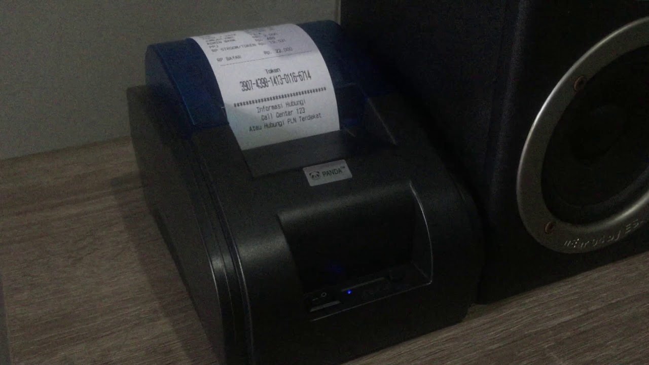 Printer Thermal Panda PRJ-58D Bluetooth + USB - YouTube