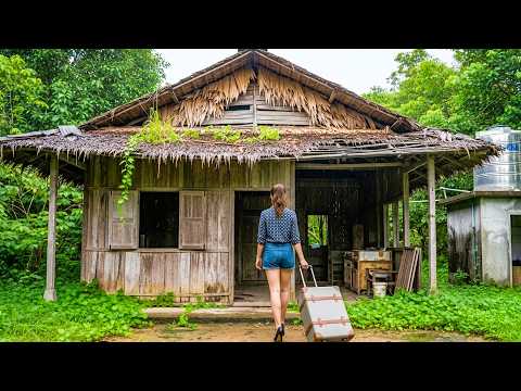 From Abandoned and Broken to Fresh and Beautiful: Young Girl Gives an Old House a Second Life