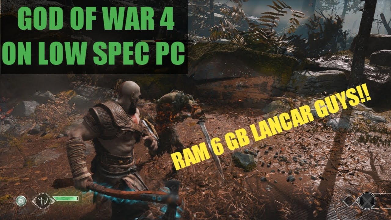 GOD OF WAR 4 PC GAMEPLAY || LOW SPEC PC 6GB RAM || INTEL HD GRAPHICS ...