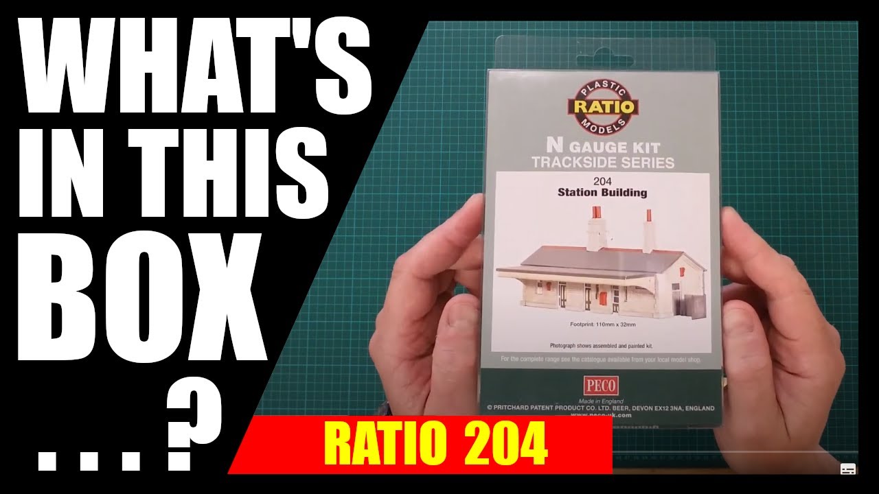 654 - Ratio 204 Station Building N Gauge - YouTube
