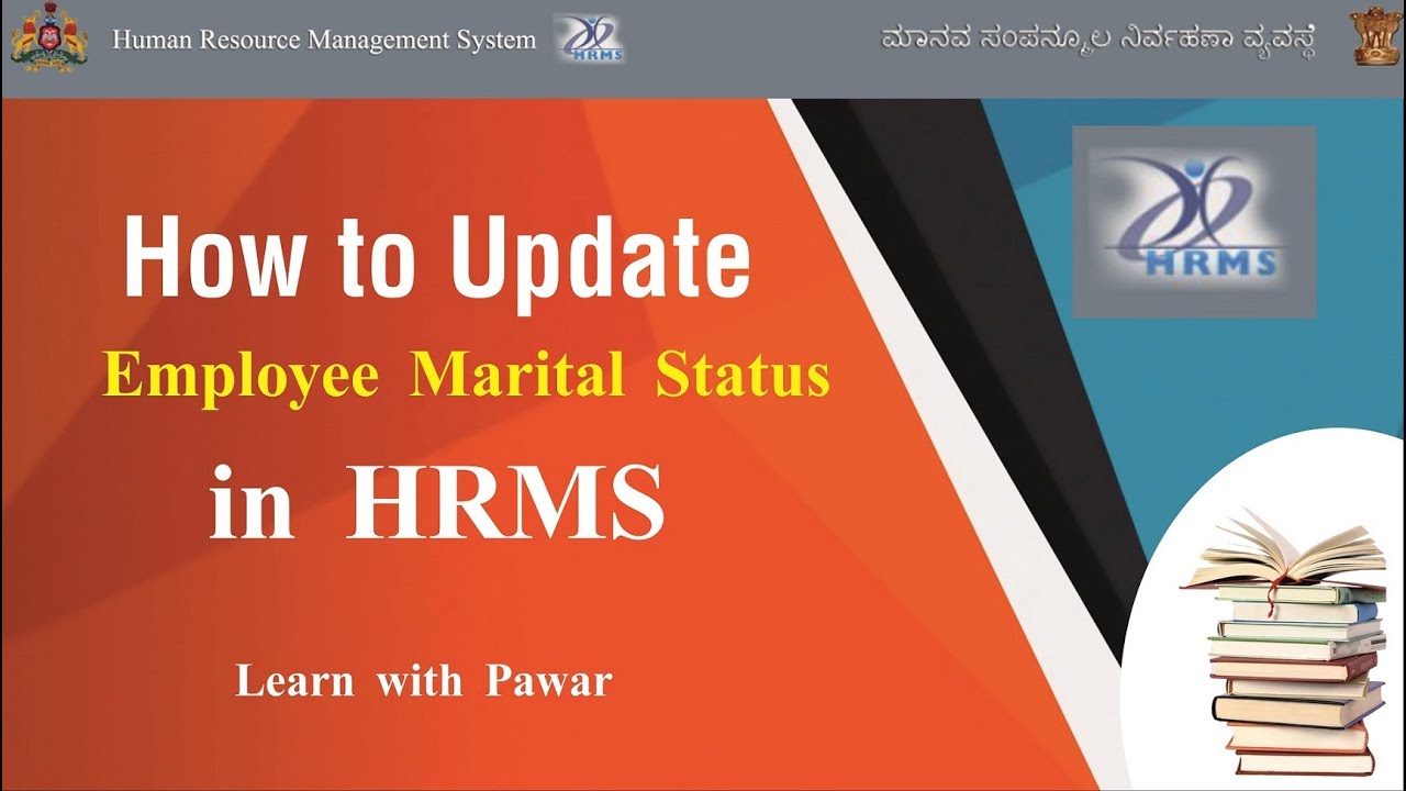 How to update Marital Status in HRMS? - YouTube