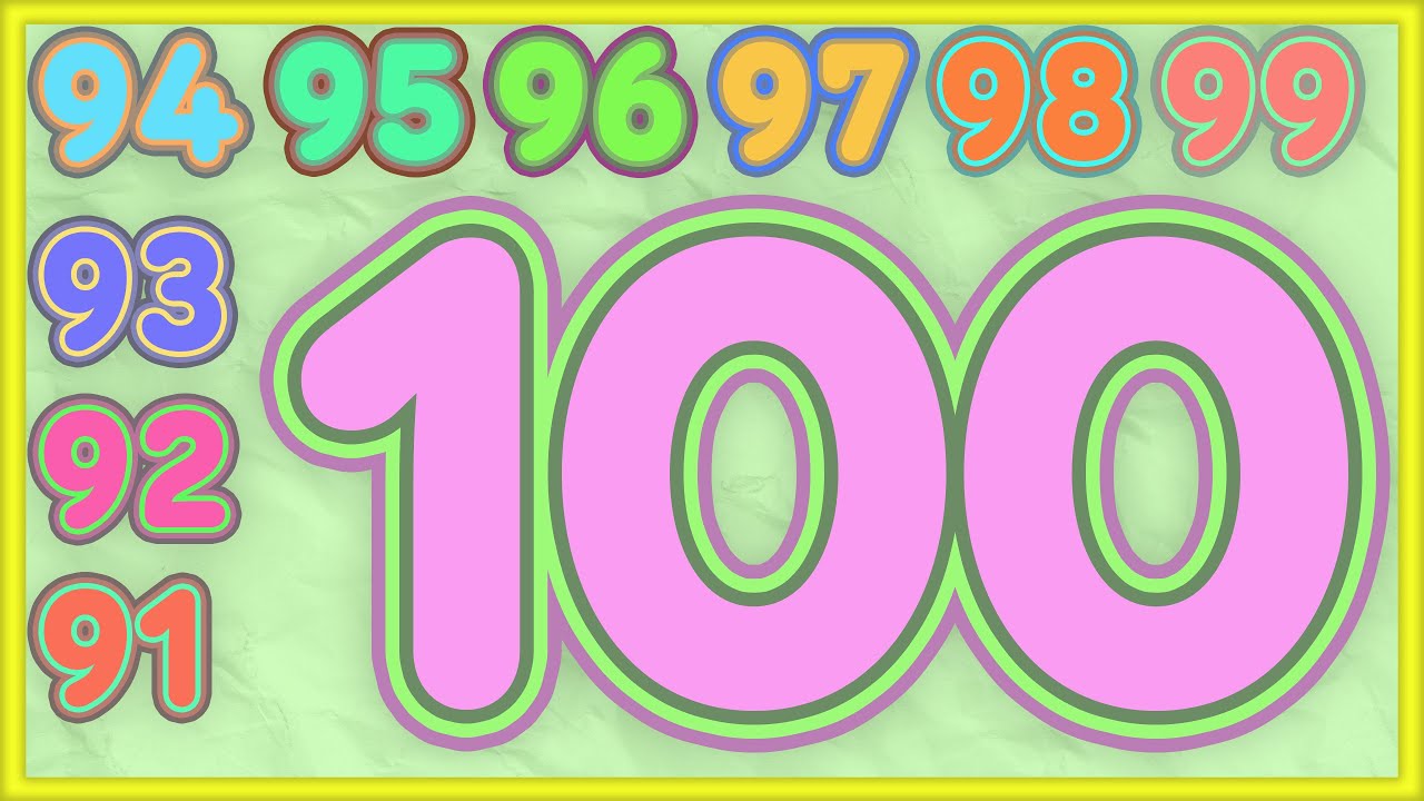 Count to 100 | Simple Big Numbers | Learn Counting to 100 - YouTube