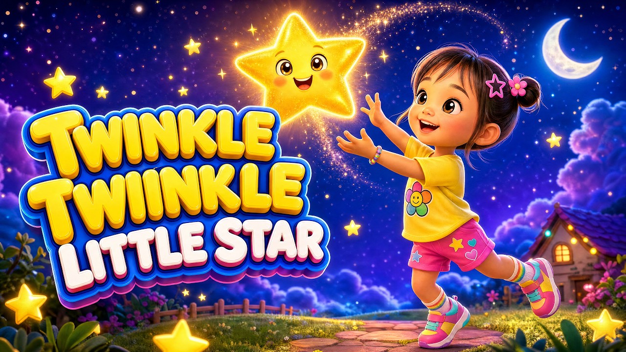 Twinkle Twinkle Little Star 🌟| Animated Nursery Rhyme for Kids ...