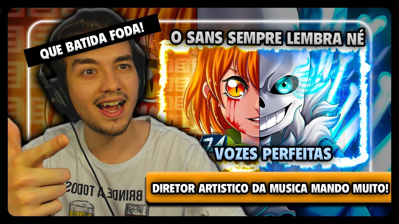 REACT │ Minha Determinação | Sans e Chara (Undertale) | Ninja Feat ...