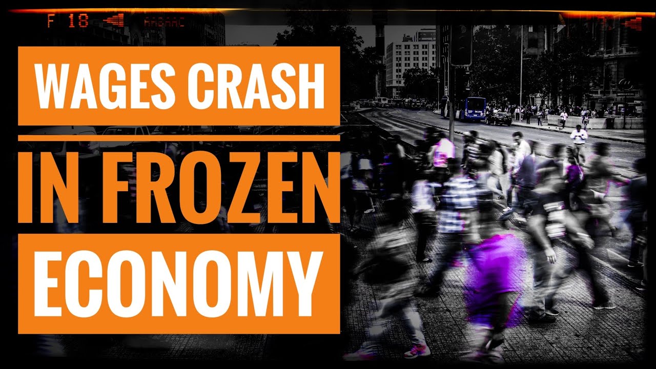 Wages Crash in Frozen Economy - YouTube