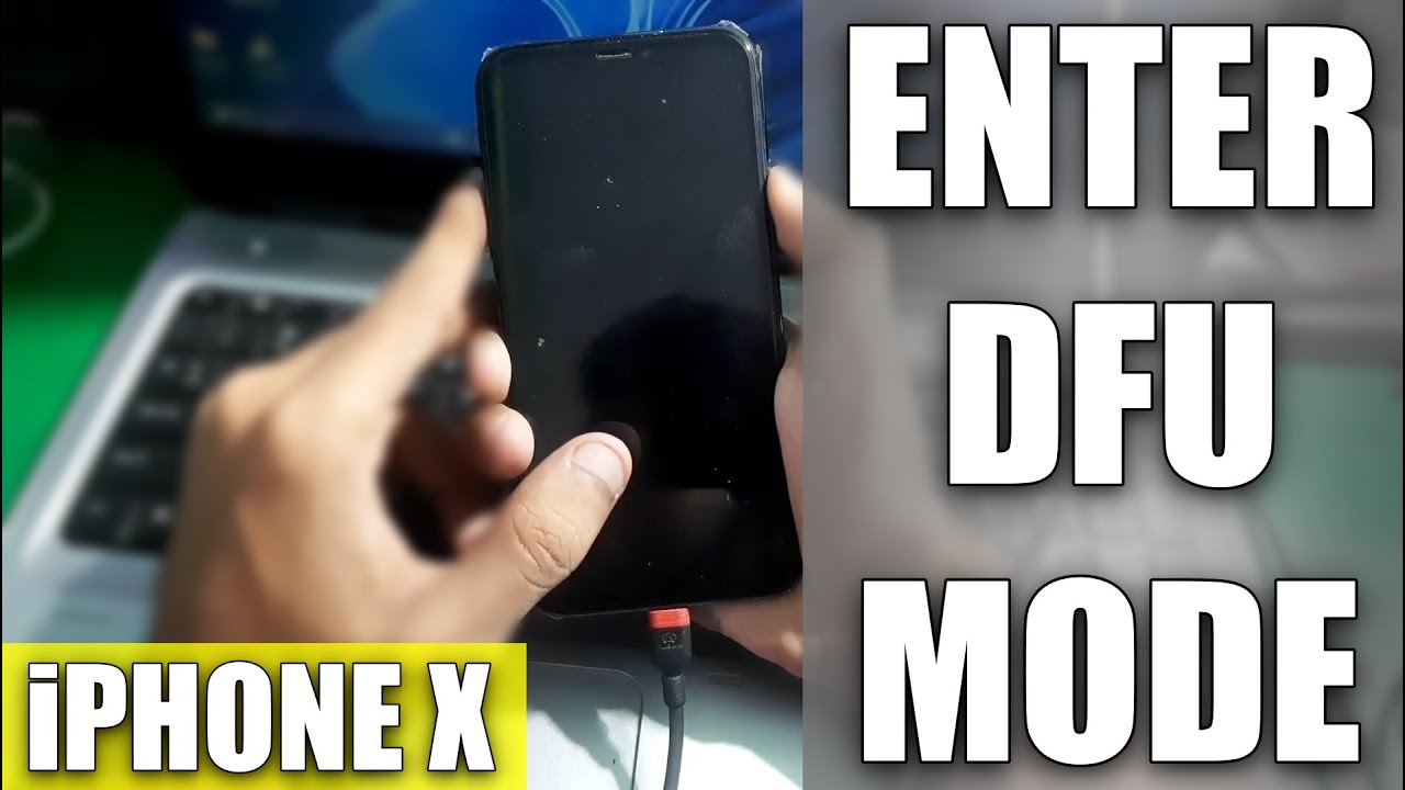 How to Enter DFU Mode on iPhone X - YouTube
