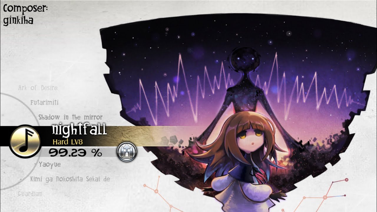 nightfall - ginkiha (Full Combo: 99.23%) - YouTube