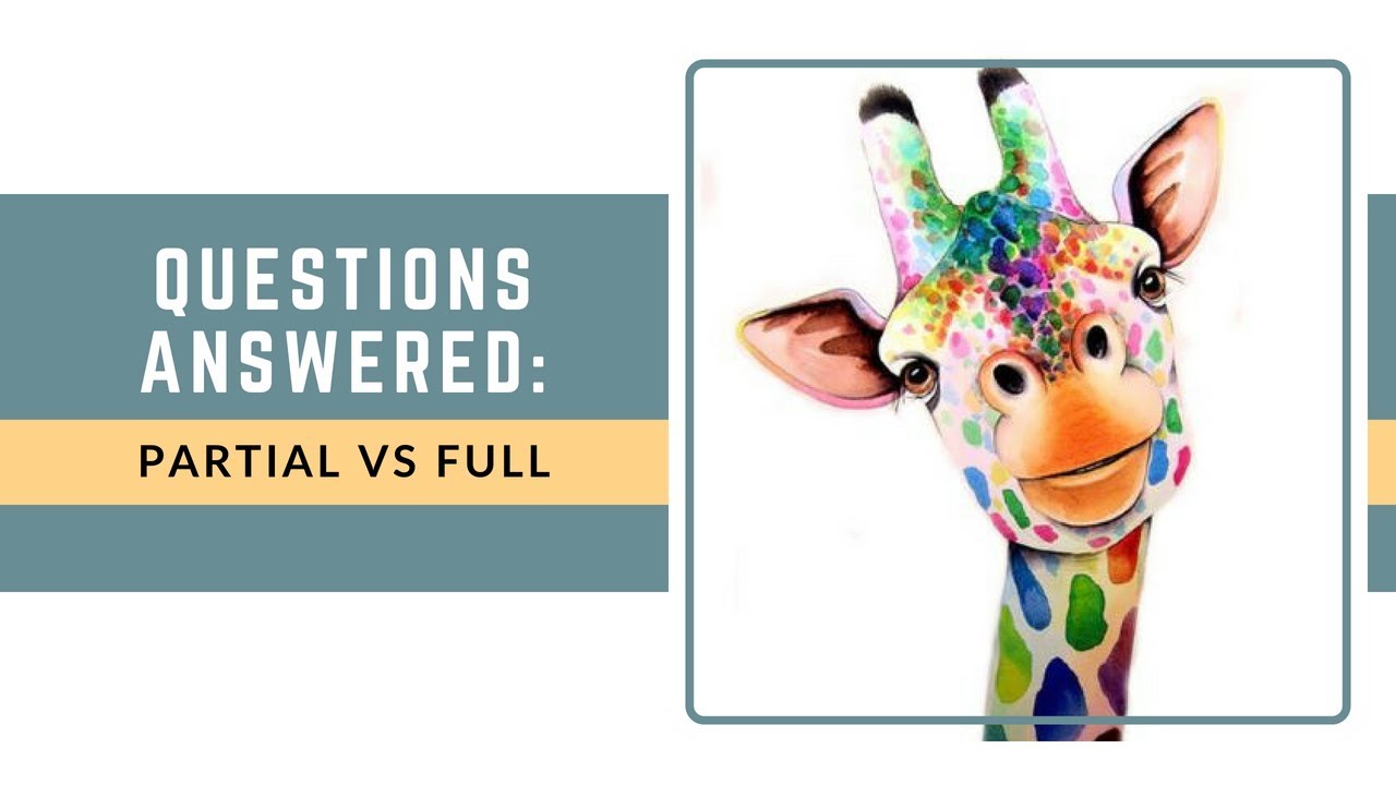 What is a Partial? - Diamond Painting - YouTube