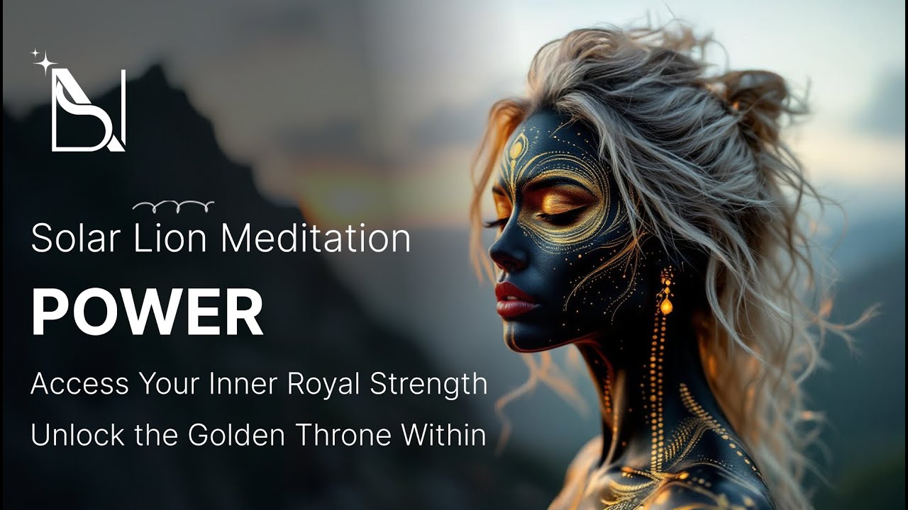 🦁 Solar Lion Meditation: Golden Throne Access 👑 | Royal Power - YouTube