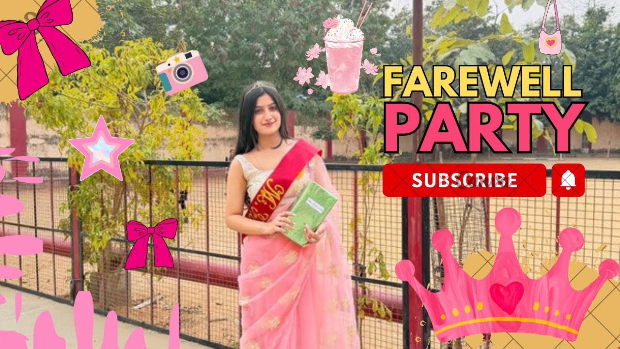 Lavi Bani Miss Farewell 💫🌻|| Farewell Party 🎉 Me Jita Crown 👑 || Soni ...