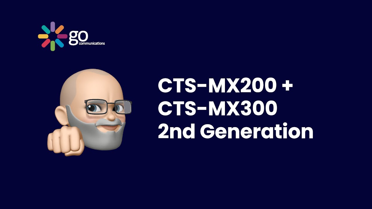 CTS-MX200 and CTS-MX300 2nd Generation - YouTube