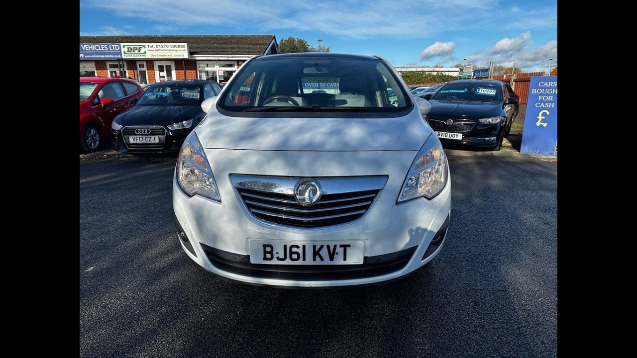 61 Plate vauxhall Meriva Detailed Walkaround - YouTube