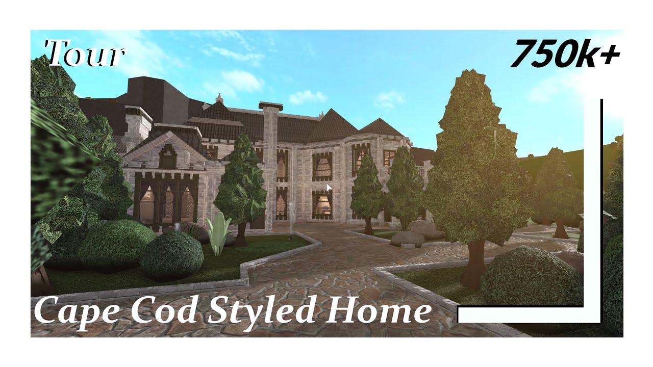 Cape Cod Styled Home|750k+|Welcome to Bloxburg| - YouTube