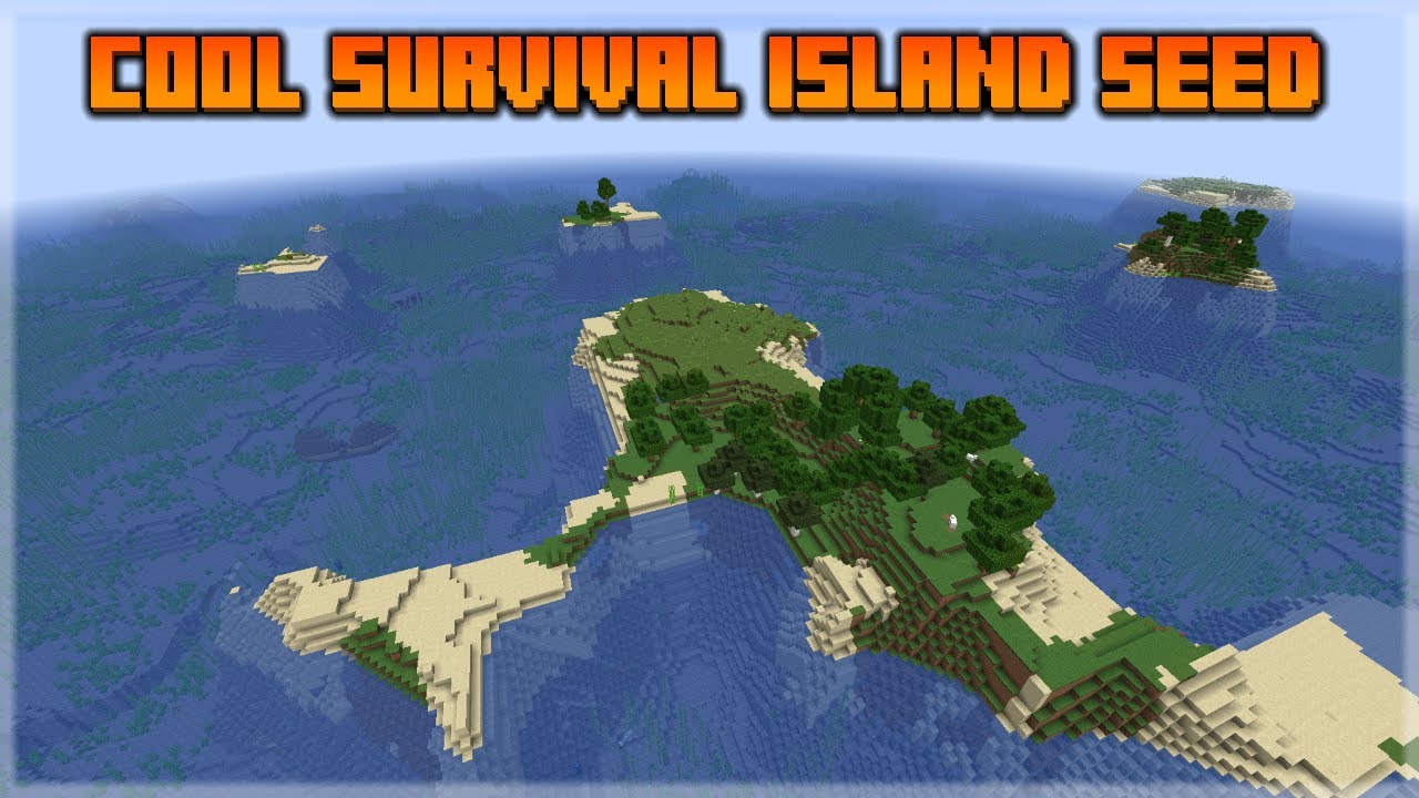 Minecraft Cool Survival Island Seed | Minecraft seed 1.16.5 - YouTube