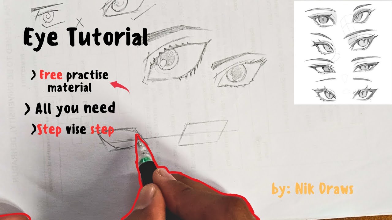 How to Draw Eyes perfectly || all you need to know || beginner guide ...