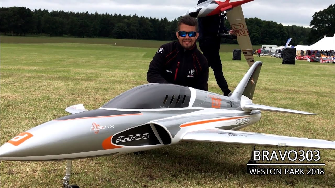 MASSIVE EDF RC Electric Jet Flight - Weston Park 2018 - YouTube