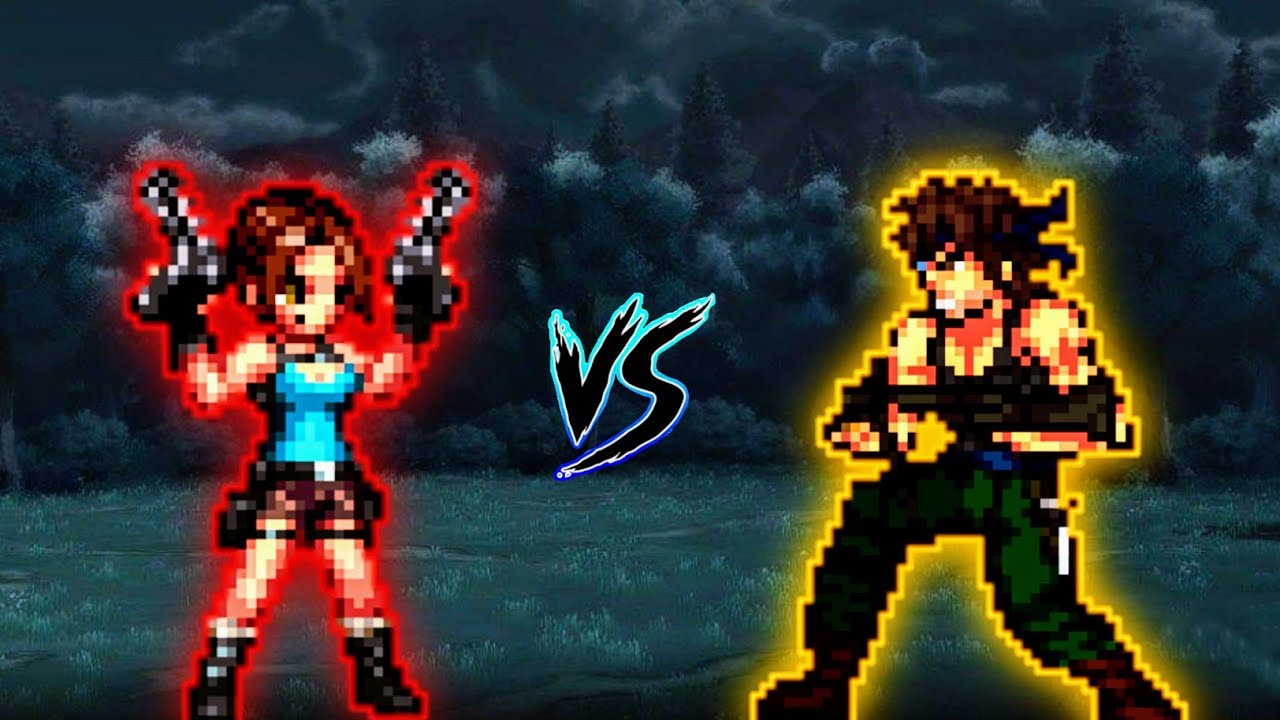 Lara Croft VS Rambo in Jump Force Mugen - YouTube