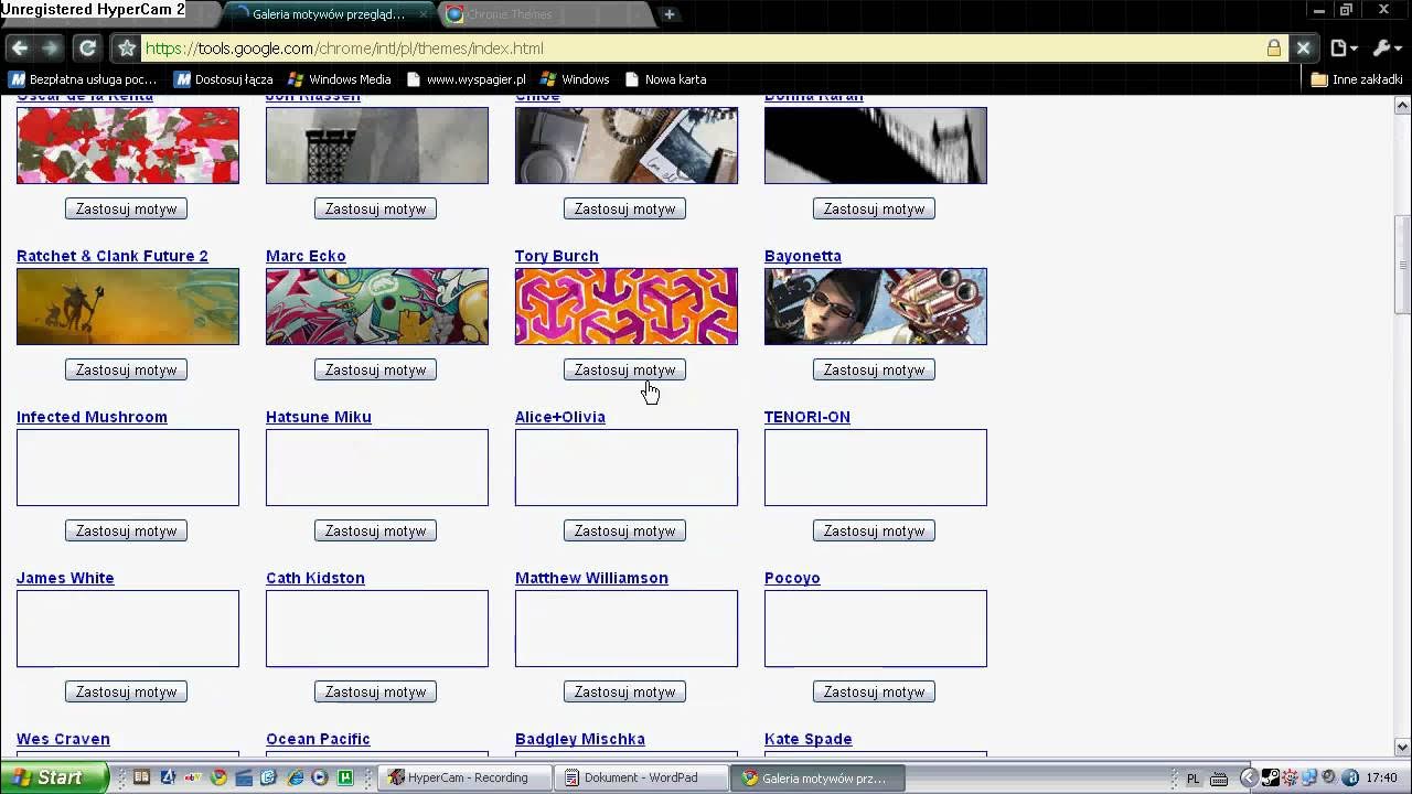 Motywy do Google Chrome - YouTube