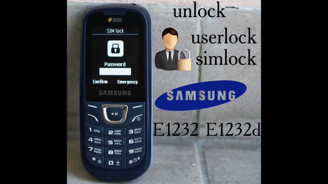unlock samsung e1232 e1232d simlock userlock via z3x box ...