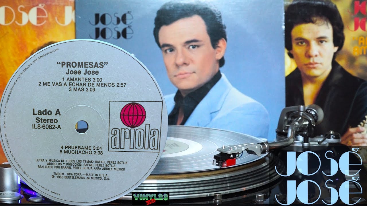 Completo Promesas VINYL Jose Jose - YouTube