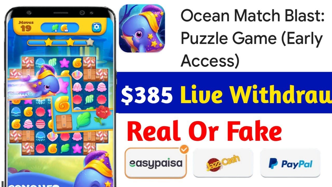 Ocean Match Blast: Puzzle Game (Gameplay Android) real or fake - YouTube
