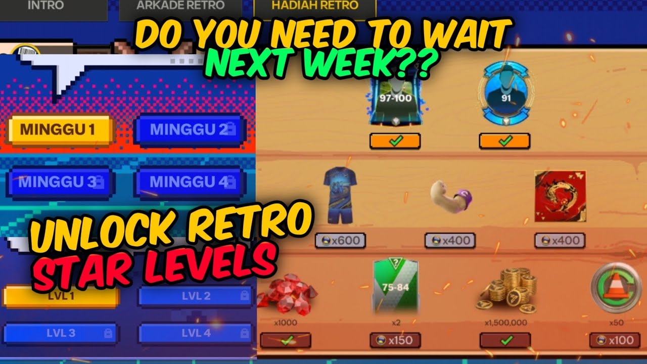HOW TO UNLOCK LEVELS 2, 3, & 4 IN THE RETRO STAR EVENT | HOW TO GET ...